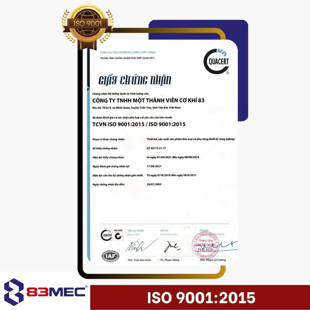 Hệ Thống Chứng Chỉ - 83 MEC